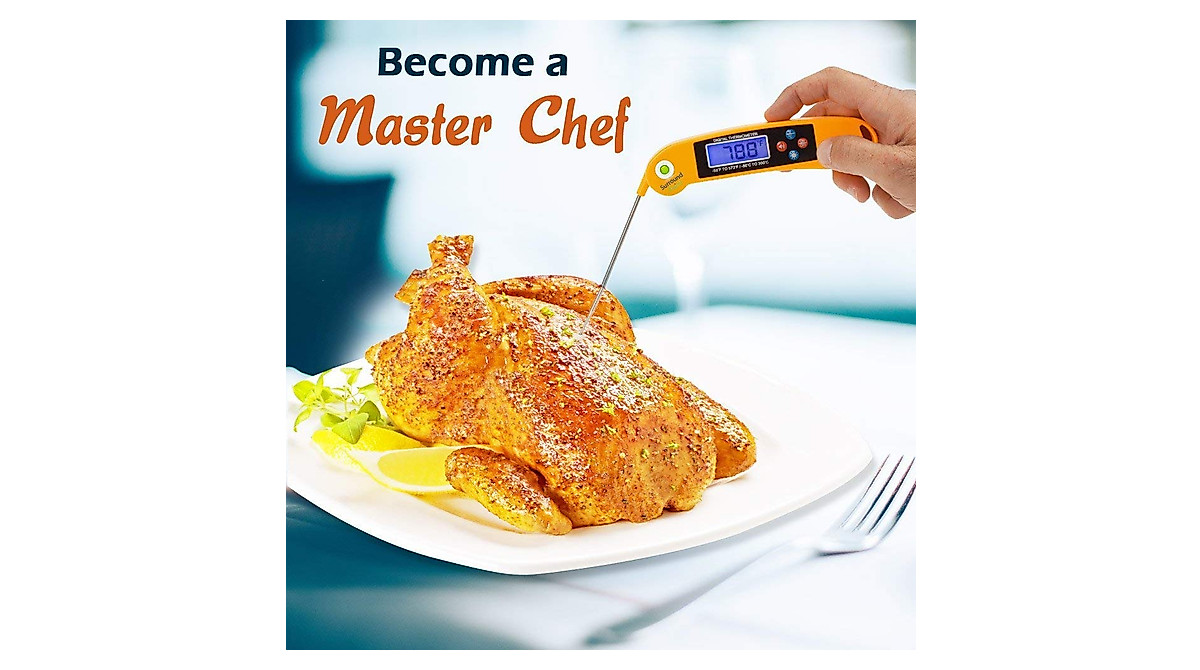 Digital Talking Thermometer for BBQ & Cooking - Instant Read