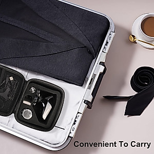 Kibiy Hard Travel Case Compatible MS-672 5-in-1 Grooming Electric Head Hair Shaver- Balder Head Shavers, Men's Electric Trimmer Shaver -Black