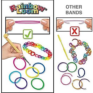 Rainbow Loom® Combo Set, Features 4000+ Colorful Rubber Bands, 2 Step-by-Step Bracelet Instructions, Organizer Case, Great Gift for Kids 7+ to Promote Fine Motor Skills