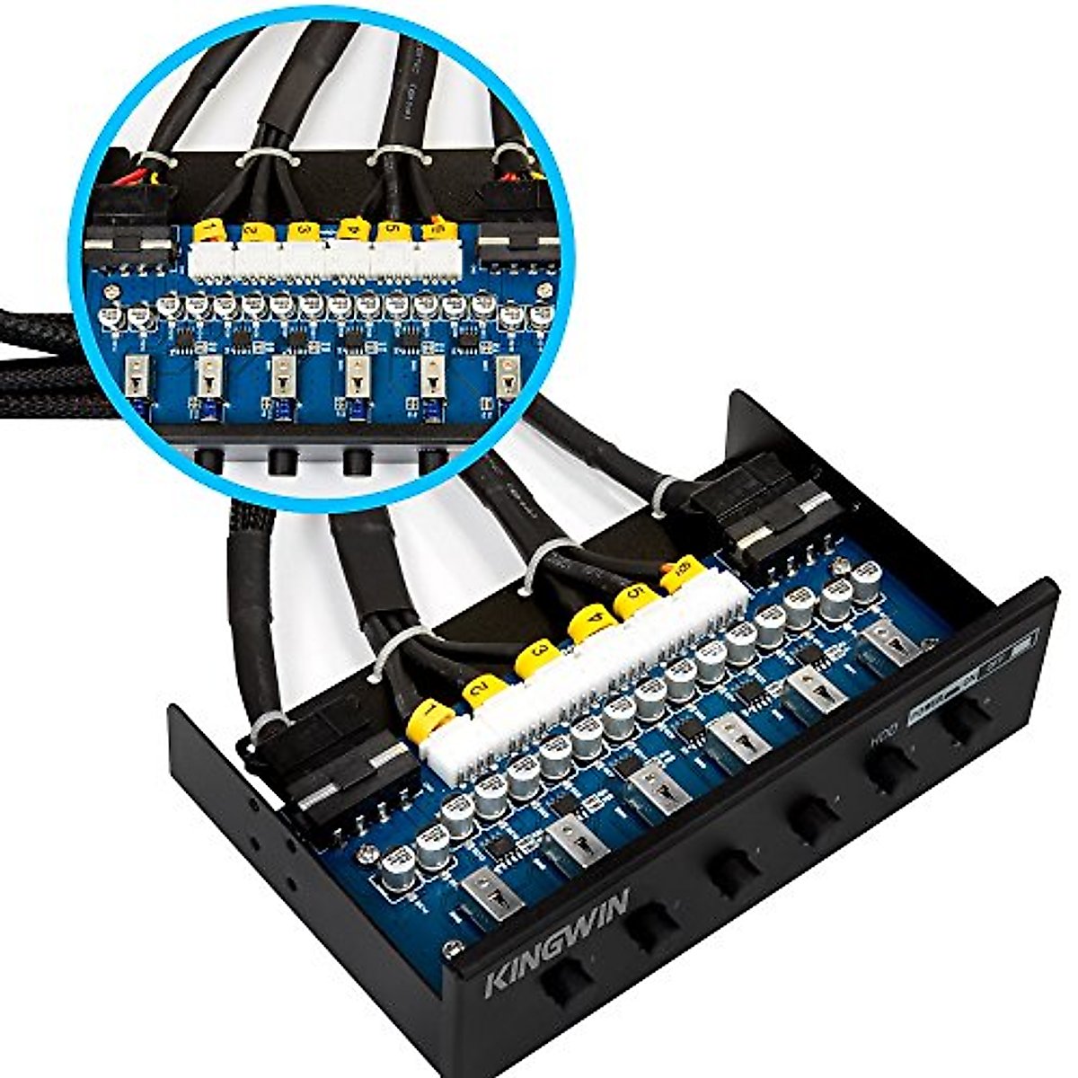Kingwin Hard Drive Power Switch Module for 2.5 inch/3.5 inch SATA HDD/SSD. Optimized for SSD, Power On or Off HDDs as Wish, Controls up to Six HDDs, and Provide Longevity to Your Hard Drives