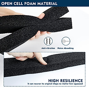 Pearwow Window Air Conditioner Foam Insulation Panels,17 x 9 x 7/8 Inch AC Side Insulating Panel Kits with Window AC Foam Seal Strip Insulation,3.2 ft x 1 Roll