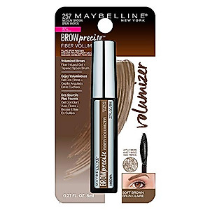 Maybelline New York Brow Precise Fiber Volumizer Eyebrow Mascara, Soft Brown, 0.27 fl. oz.