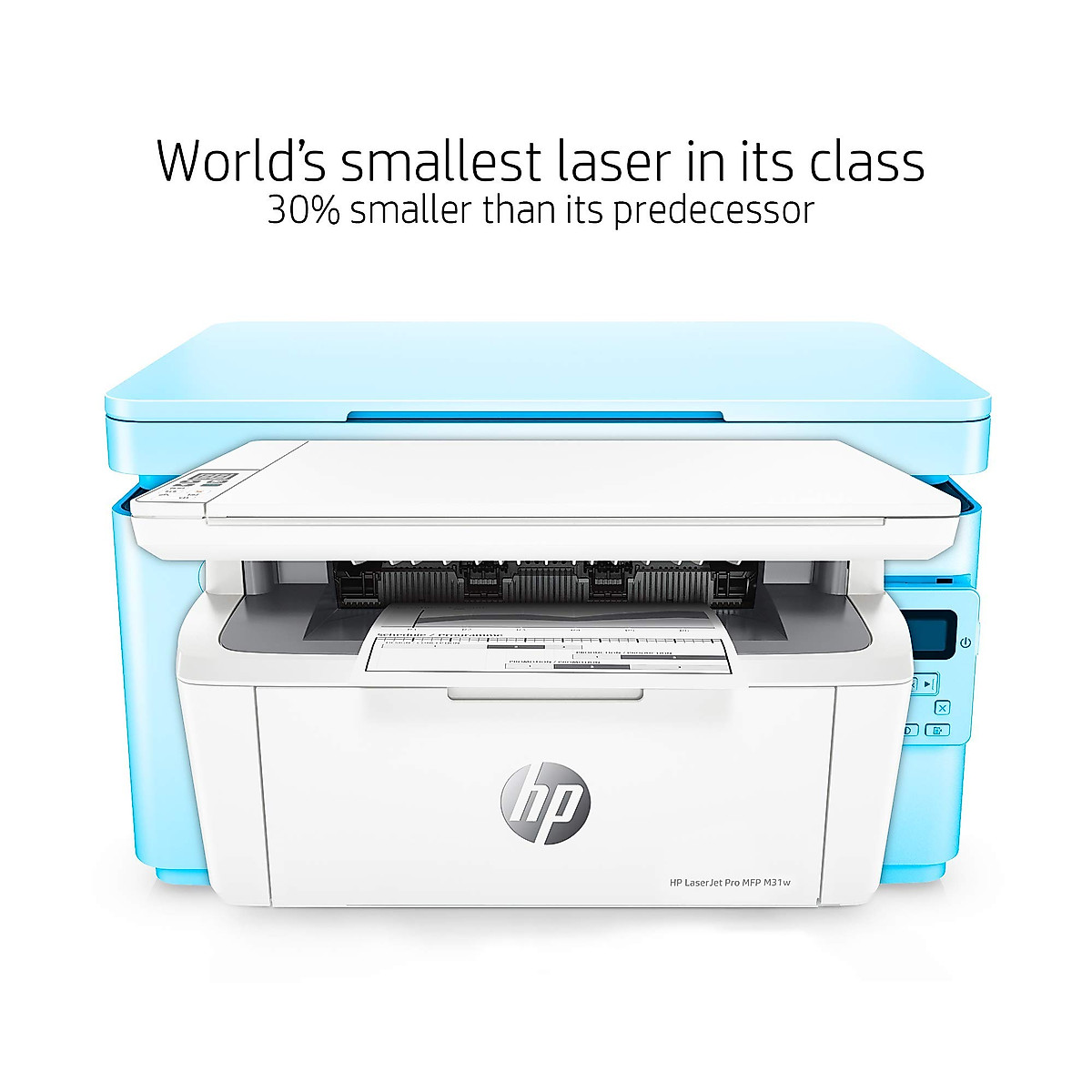 HP Laserjet Pro M31w All-in-One Wireless Monochrome Laser Printer with Mobile Printing (Y5S55A) (Renewed)