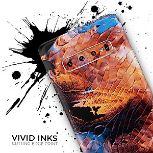 DesignSkinz Liquid Abstract Paint V40 Protective Vinyl Decal Wrap Skin Cover Compatible with The Samsung Galaxy S20 (Screen Trim & Back Glass Skin)