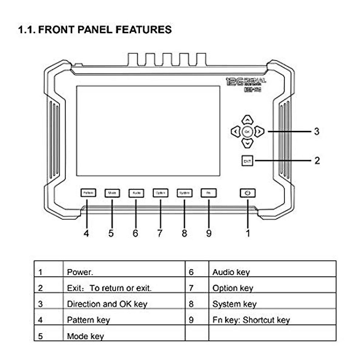 AVMATRIX SG-12G Metal Frame 7" IPS Screen 12G-SDI Audio Monitor and Signal Generator with 12G-SDI and SFP Out Built in 500mAh Battery by VIVITEQ (AVMATRIX USA Official Seller)