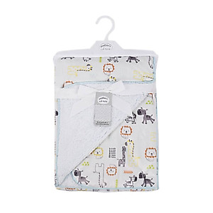 Mother's Choice Super Soft Baby Blanket 75 x 100 cm (30 x 39 Inches) Plush Baby Blanket Machine Washable Small Baby Blanket Soft, Comfortable Sherpa Baby Blanket Easy Care