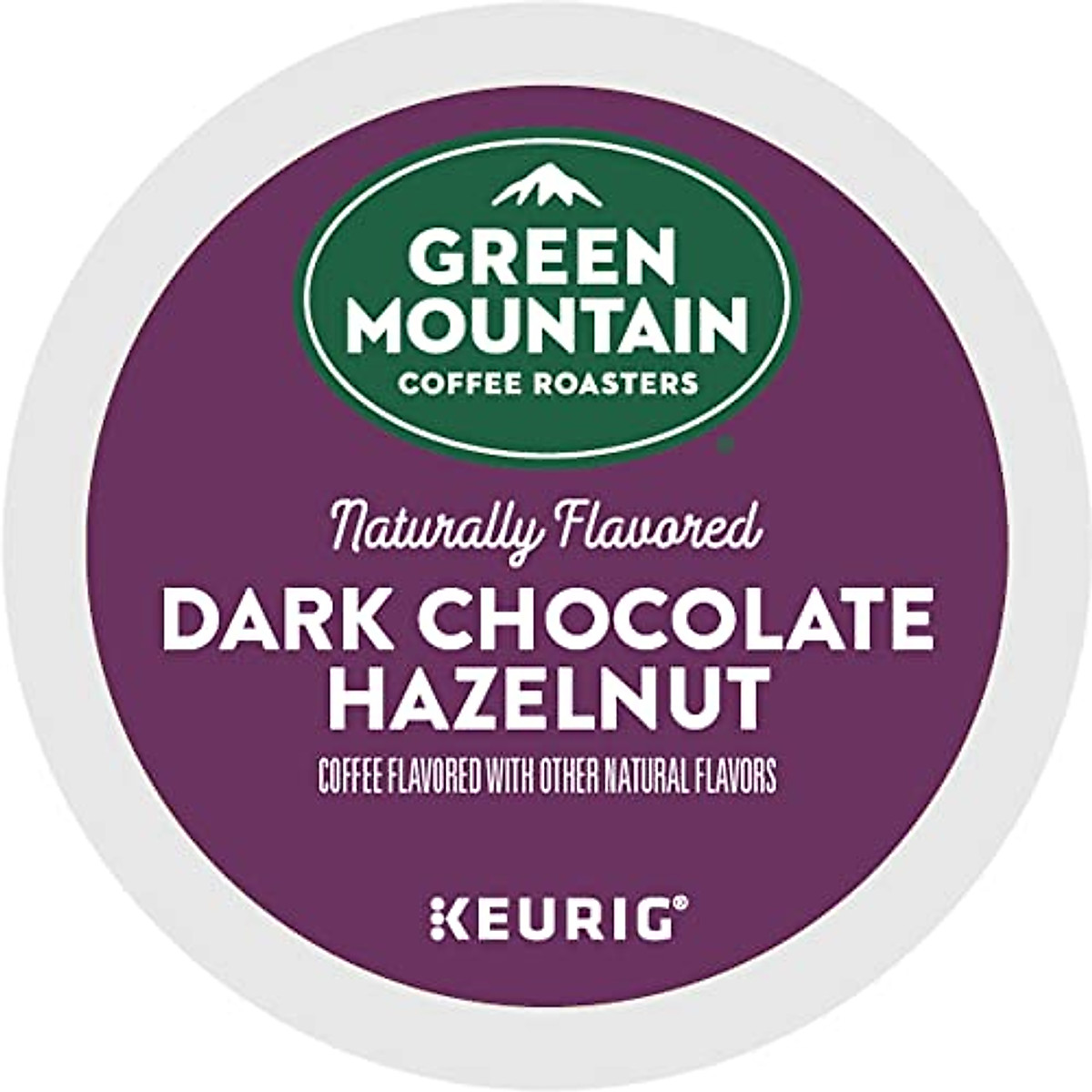 Green Mountain Coffee Roasters Dark Chocolate Hazelnut Coffee, Keurig Single Serve K-Cup Pods, 72 Count (6 Packs of 12)