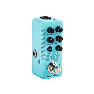 MOOER E7 Polyphonic Guitar Synth Pedal with Trumpet, Organ, Sea wave, Weeyo, Saw wave, 8 bits, EDM, Pad Synthesizer Effects and (Power Supply