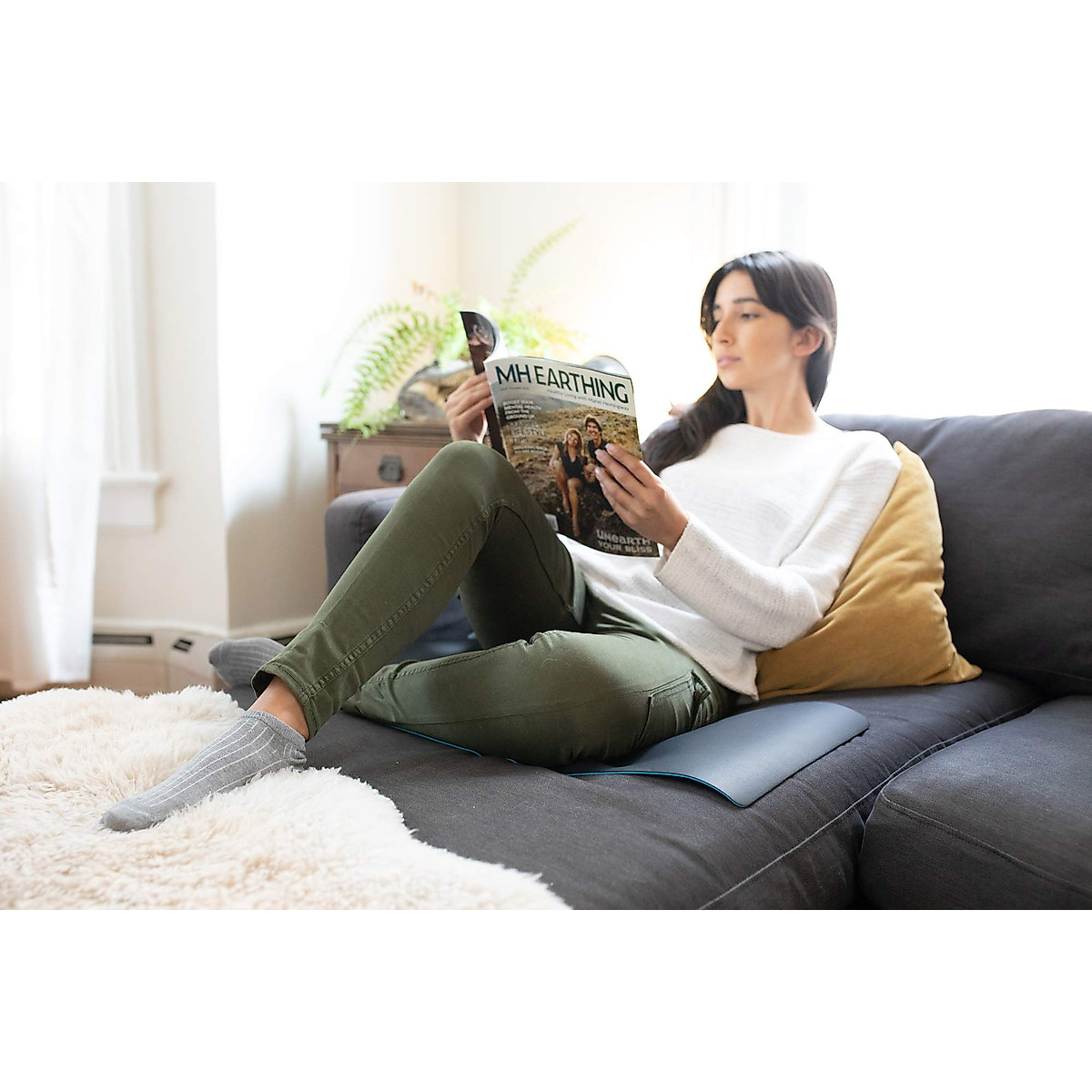 Earthing Grounding Mat 2 Pack, Mat Improves Sleep, Reduces Inflammation, Pain, and Anxiety, Clint Ober's Products