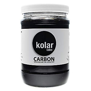 Kolar Labs Crystal Cal Activated Carbon – Large Jar, Activated Charcoal for Aquariums and Fish Tanks