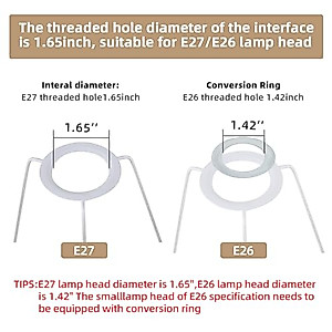 Drum Lamp Shades Set of 2, 8.5" Diameter x 6" Diameter x 6.4" High White Lampshade, Small Modern Classic Fabric Lamp Shades for Table Lamp, Wall Lamp