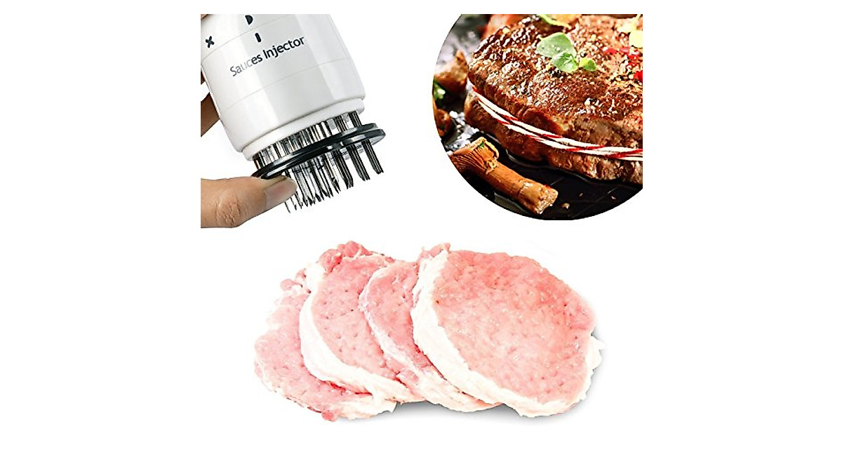Massary Meat Tenderizer & Marinade Injector - Tenderize & Flavor Your Meats