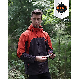 AOFAR Magnesium Fire Starter AF-374 (2-Pack) Waterproof Fire steel Pouch for Camping, Hiking, Hunting, Backpacking,Outdoor survival fire striker kit