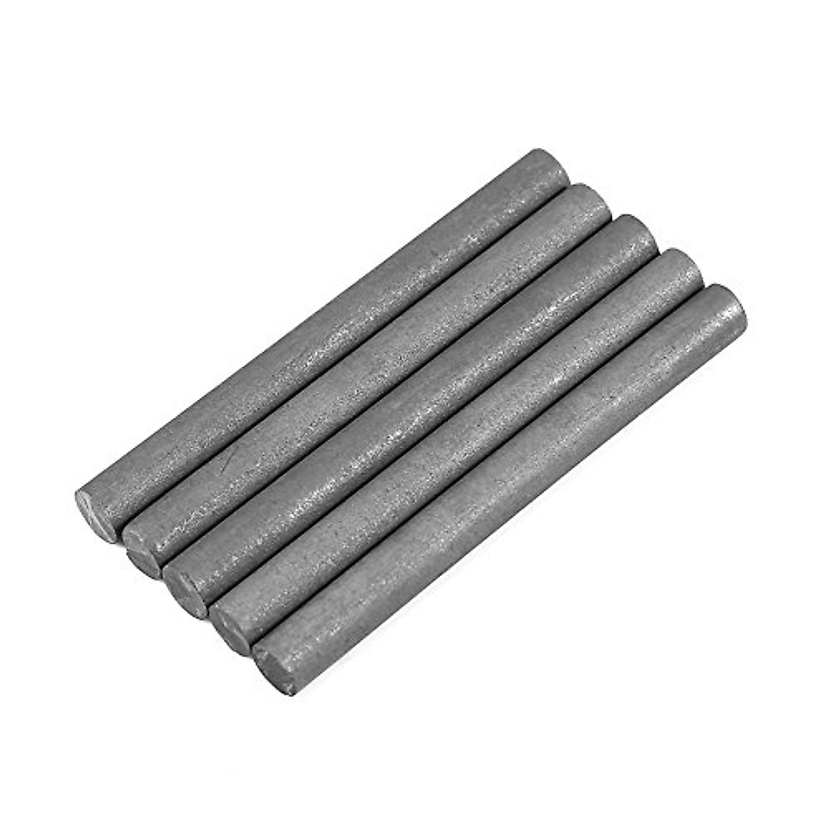 5Pc Graphite Rod Length 100mm Diameter 10mm Electrode Cylinder Rod 99.9% Carbon Graphite Rod Black for Metallurgy, Chemical Industry and Light Industry