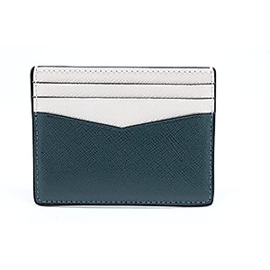 Kate Spade New York Staci Small Slim Card Holder Peacock Sapphire Multi