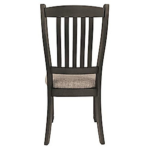 Signature Design by Ashley Tyler Creek Dining Room Upholstered Chair, 2 Count, Antique Black