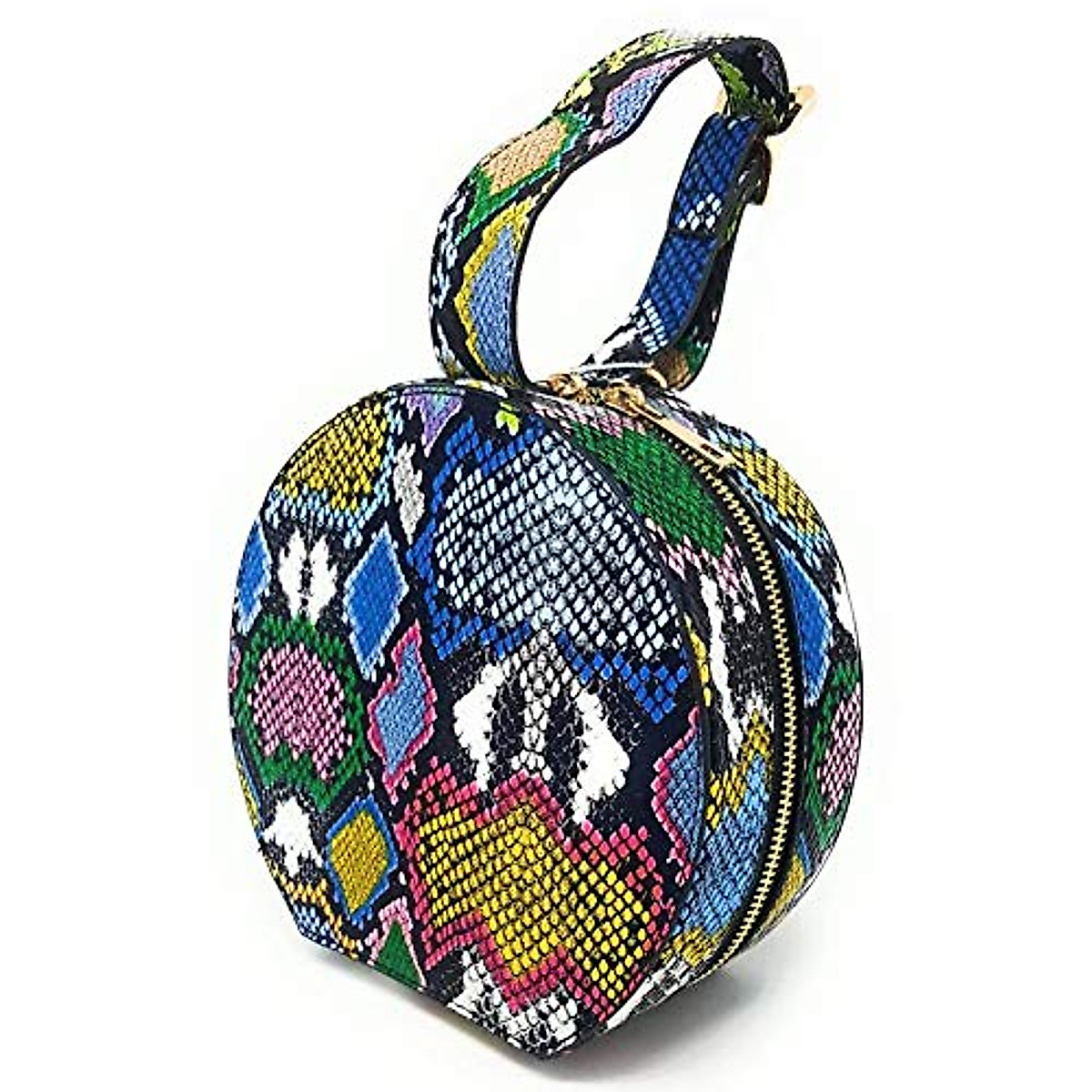 cynllio Top Handle Handbags for Women Snakeskin Clutch Evening Shoulder Bags Fashion Tote Bags for Daily Work Travel