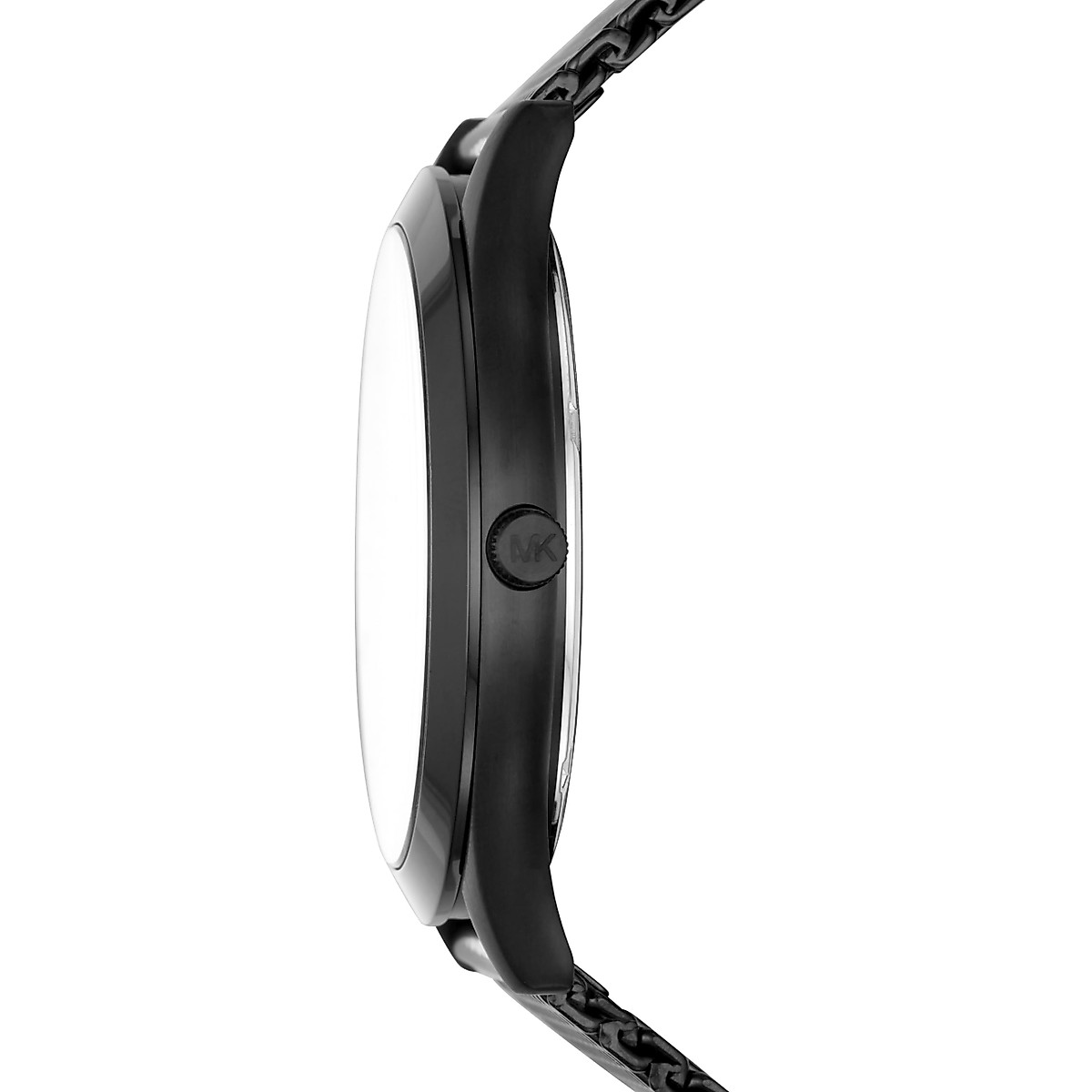 Michael Kors Slim Runway Three-Hand Black Stainless Steel Mesh Men's Watch (Model: MK8507)