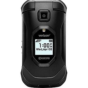 Kyocera DuraXV Extreme E4810 Verizon Rugged LTE Flip Basic Cell Phone Camera GPS Black- (Renewed)