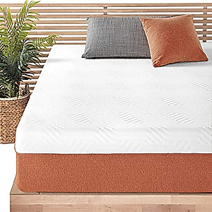 Mellow 12 Inch Lagom Hybrid Mattress Queen - Bamboo Charcoal Memory Foam and Pocket Springs, CertiPUR-US Certified Non Toxic Foams, Oeko-TEX Certified Eco Cover, Copper Infused Comfort Foam