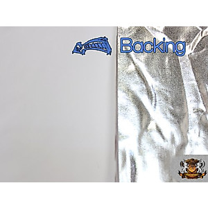 1 X Spandex Metallic Silver Fabric /60"/ Sold by The Yard