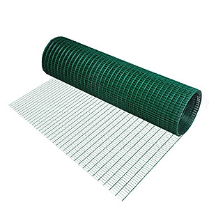 PawHut 98' L x 35.5" H Hardware Cloth, 1/2 x 1 Inch Wire Mesh Fence Netting Roll for Aviary, Chicken Coop, Rabbit Hutch, Animal, Garden Protection
