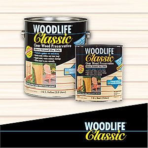 Rust-Oleum WOODLIFE 902 Wolman Classic Clear Wood Preservative-Above Ground, Quart, 0.95 Liters