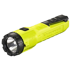 Streamlight 68750 Dualie 3AA 140-Lumen Intrinsically Safe Industrial Flashlight with Spot/Flood and 3 "AA" Alkaline Batteries, Yellow