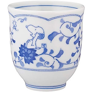 Sunupii 630132 Indigo Arabesque Porcelain Teacup, Comes in a Presentation Box