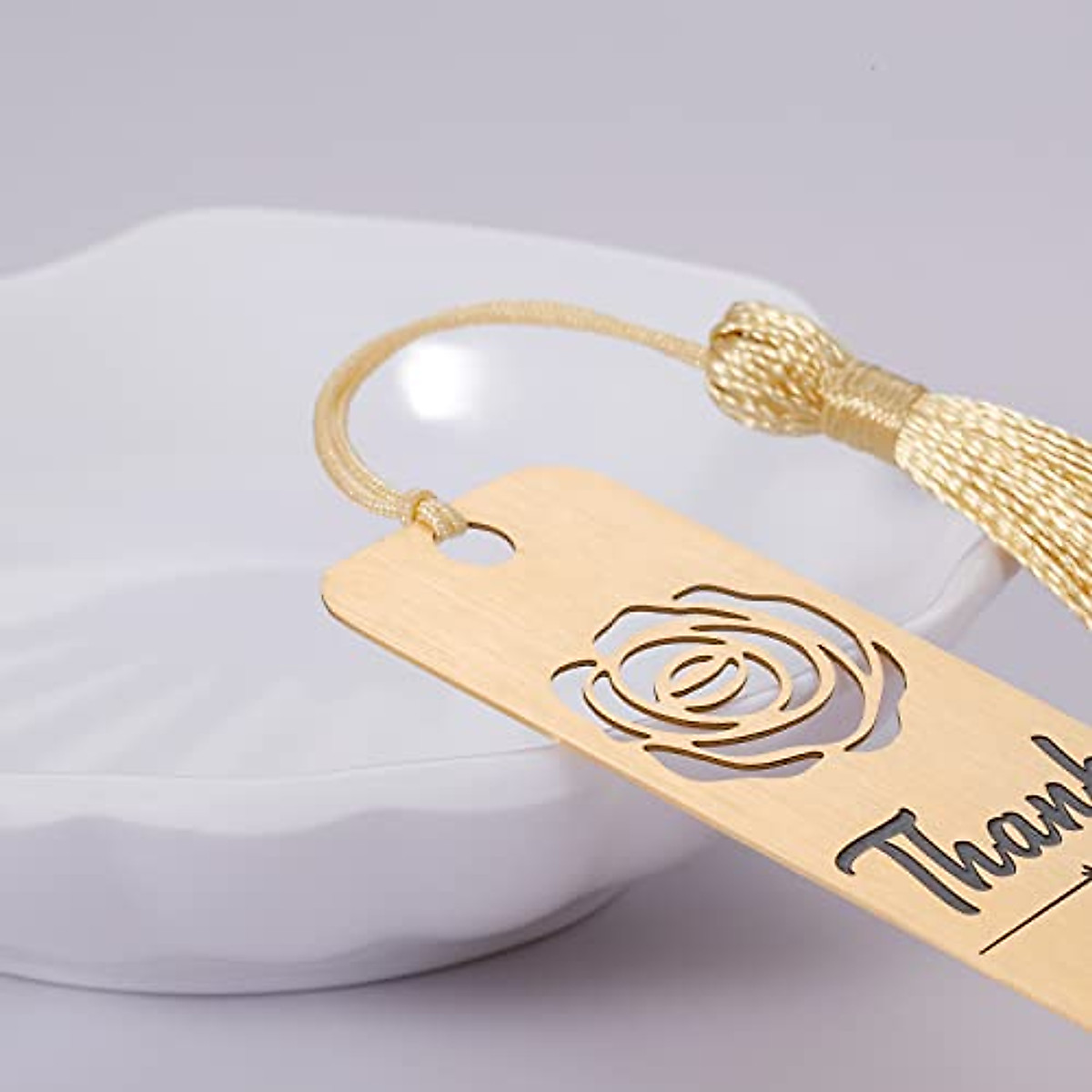 Teacher Gift Christmas Stocking Stuffers Thank You Gifts Bookmark Appreciation Gift for Teacher Mentor Employees Birthday Bookmark with Tassel for Friend Book Lover Coworker Graduation Leaving Present