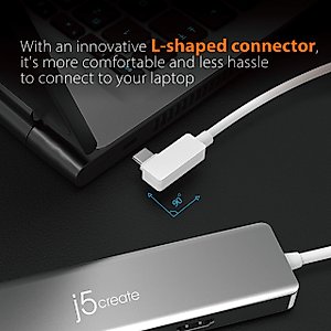 j5create 9 in 1 USB-C Hub- SuperSpeed+ Gen 2 Type C Adapter w/Ethernet, microSD/SD 4.0, 4K HDMI, USB-C 3.1 Gen2 Port, PD 100W for MacBook Pro/Air, XPS, Chromebook, and Other USB C Windows Laptops