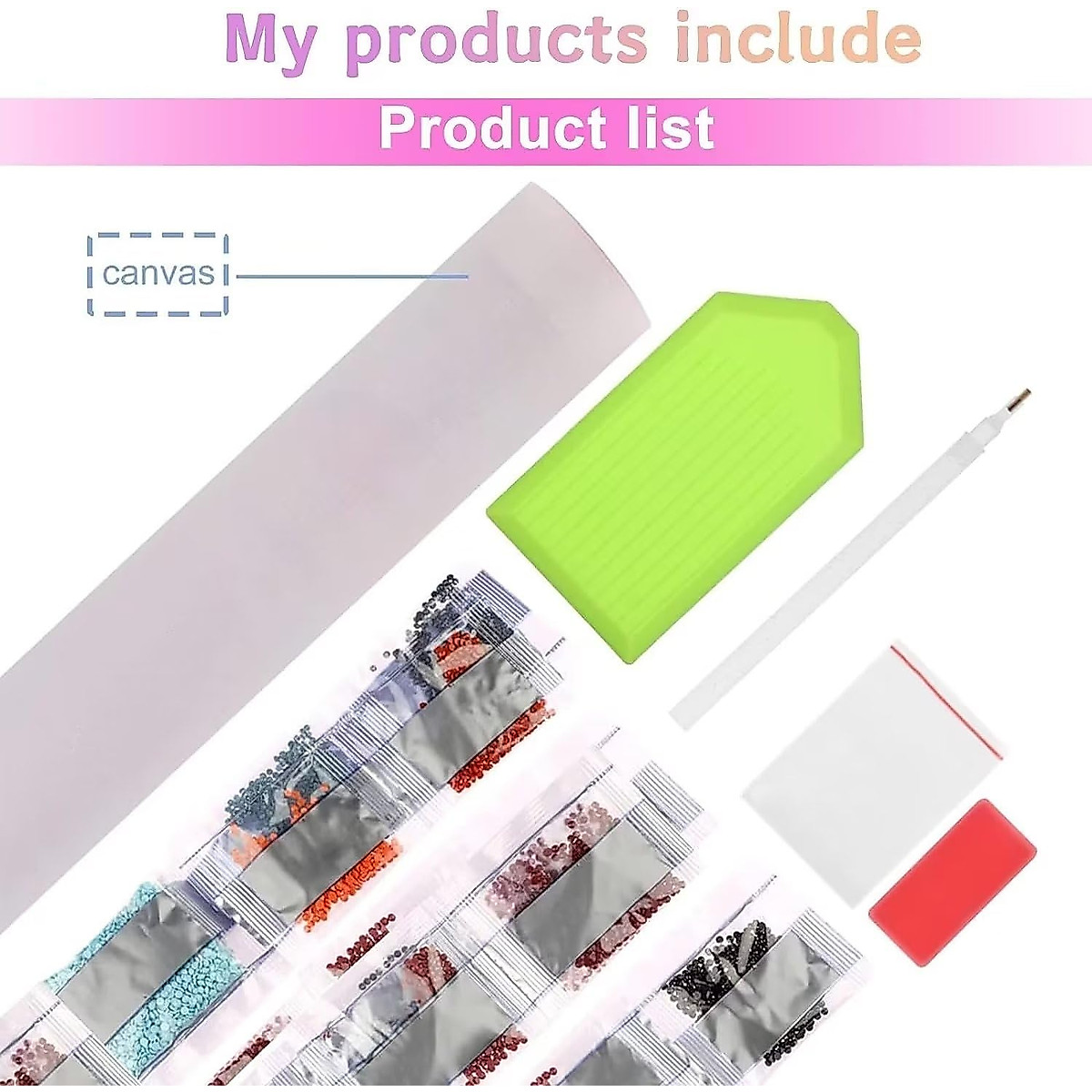 RMSGOZO 5D Rose Garden Angel Diamond Painting Kits - Oil Diamond Painting, Full Round Gemstone Crystal Rhinestone Kit for Adults, for Wall Decor Badroom Decor Gifts (8 X 12 Inch)