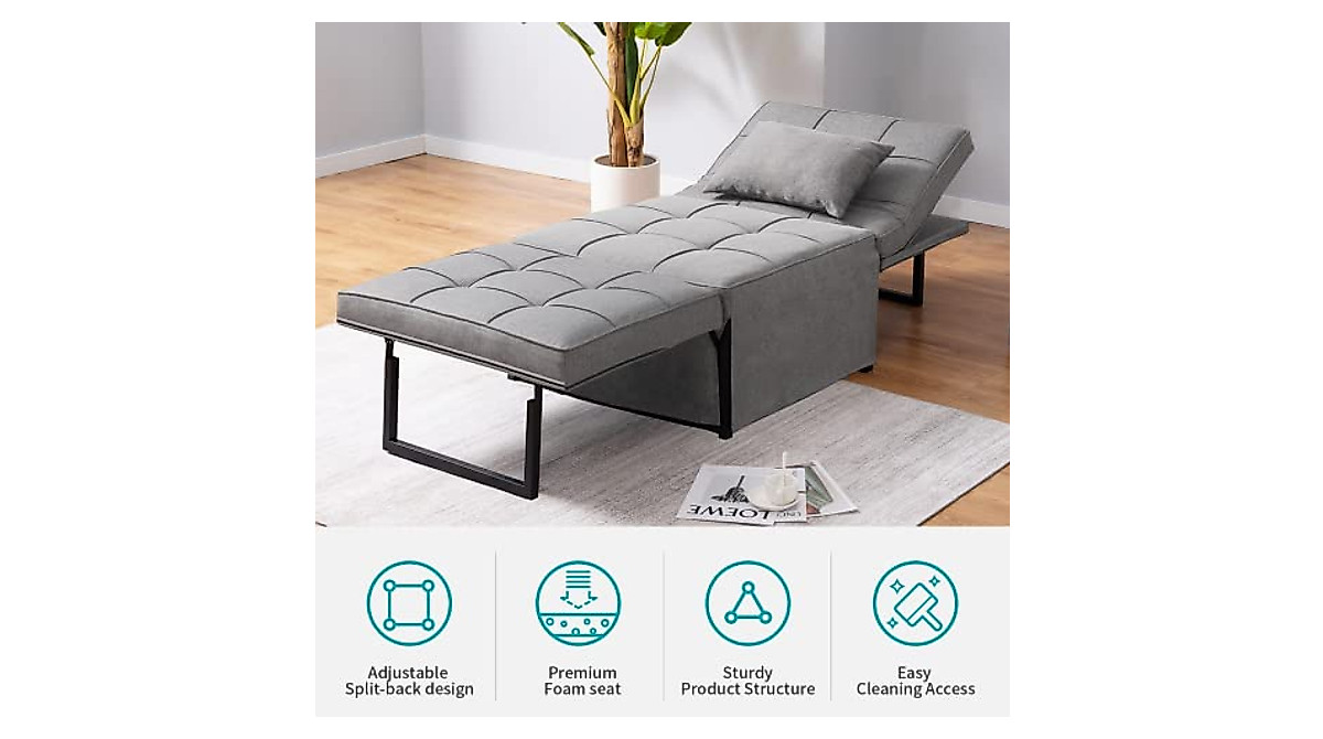 CECER Convertible Chair Bed 4 in 1 | Modern Multi-Functional Sofa Bed