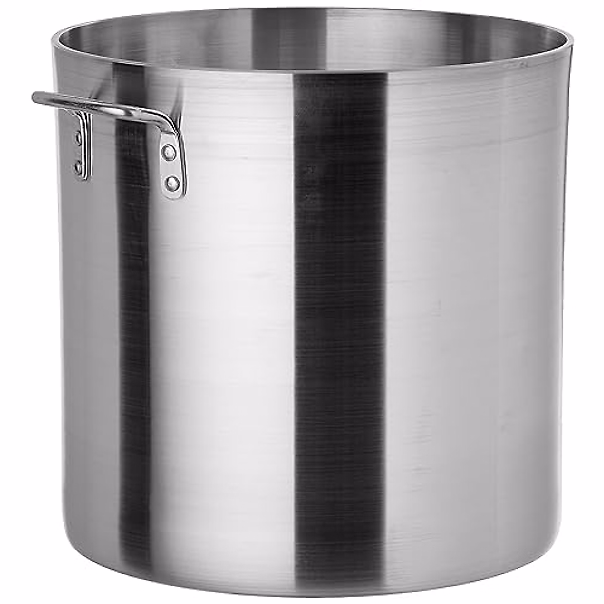 Thunder Group ALSKSP607 Stock Pot, 40 qt, 15" Dia. x 14-1/2"H, 1-1/2"L for Riveted Handle, Aluminum, 6mm Wall Thickness, Dishwasher Safe, Standard Electric, Gas Cooktop