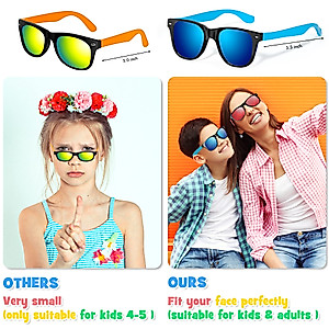 Kids Sunglasses Bulk for Ages 3-5 4-8 8-12 & Adults, 32 Pack Party Favors Neon Sunglasses with UV400 Protection, Great Gift for Birthday Supplies, Beach, Summer Pool Party, Goody Bag for Boys Girls