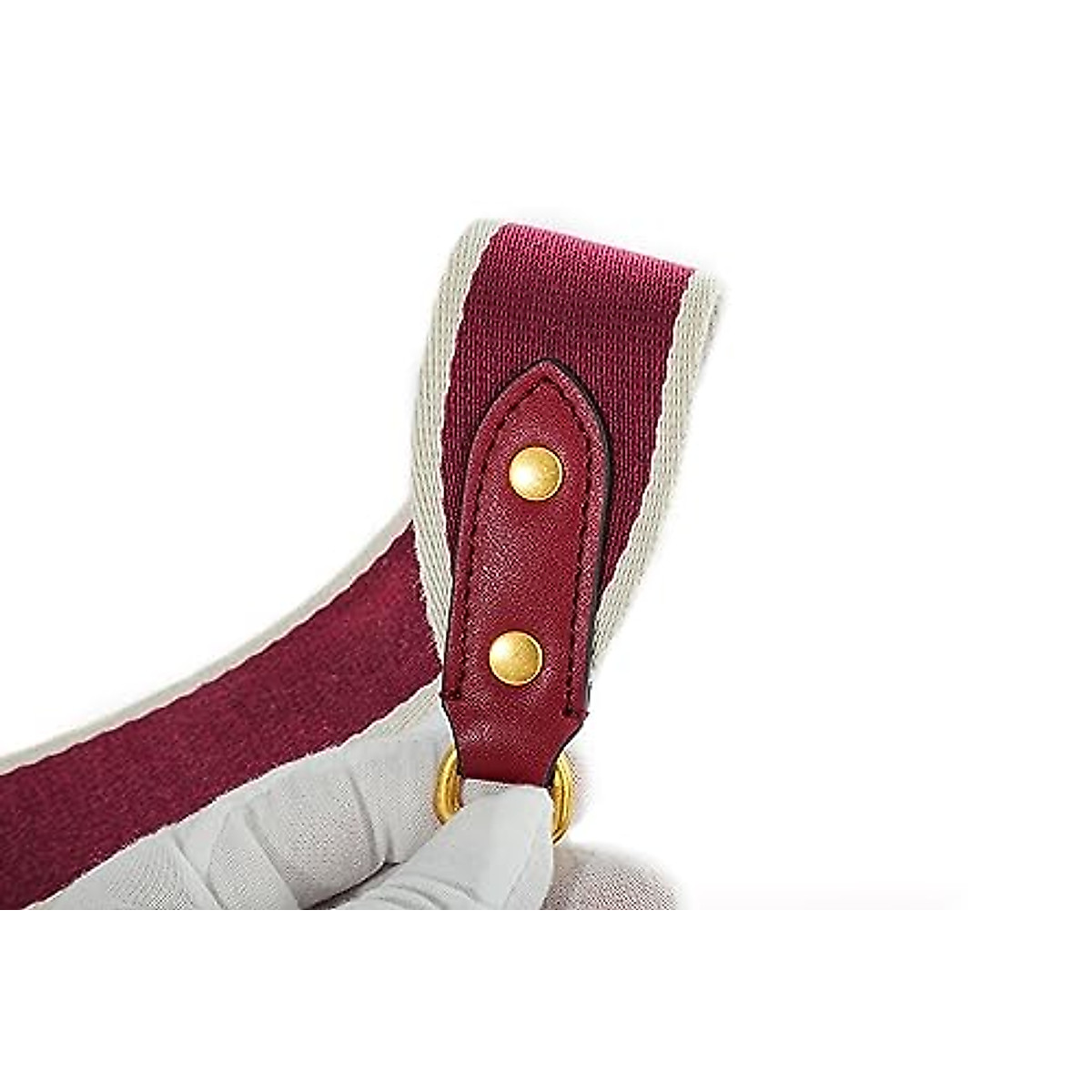 GOXTECH Purse Strap Replacement Crossbody Handbag Stripe Wide Adjustable (Jujube Red bag strap)