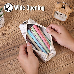 Mr. Pen- Cute Pencil Case Pouch, Boho Design, Multipurpose Canvas Bible Pencil Pouch