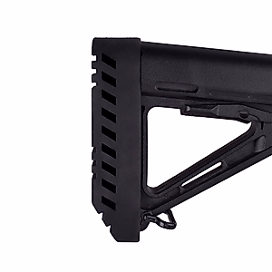 Pridefend Rubber Combat Butt Pad, Non-Slip Recoil Pad for 6 Position Stock