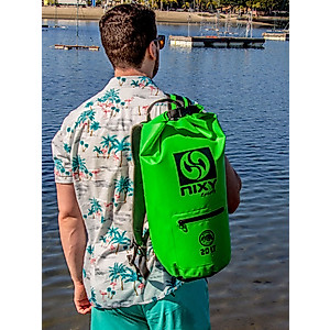 NIXY Premium 20L/30L Dry Backpack Accessory - Spacious Waterproof Storage Solution for All Your Outdoor Adventures, Paddleboarding, Kayaking, Camping & More (Pink, 20L)