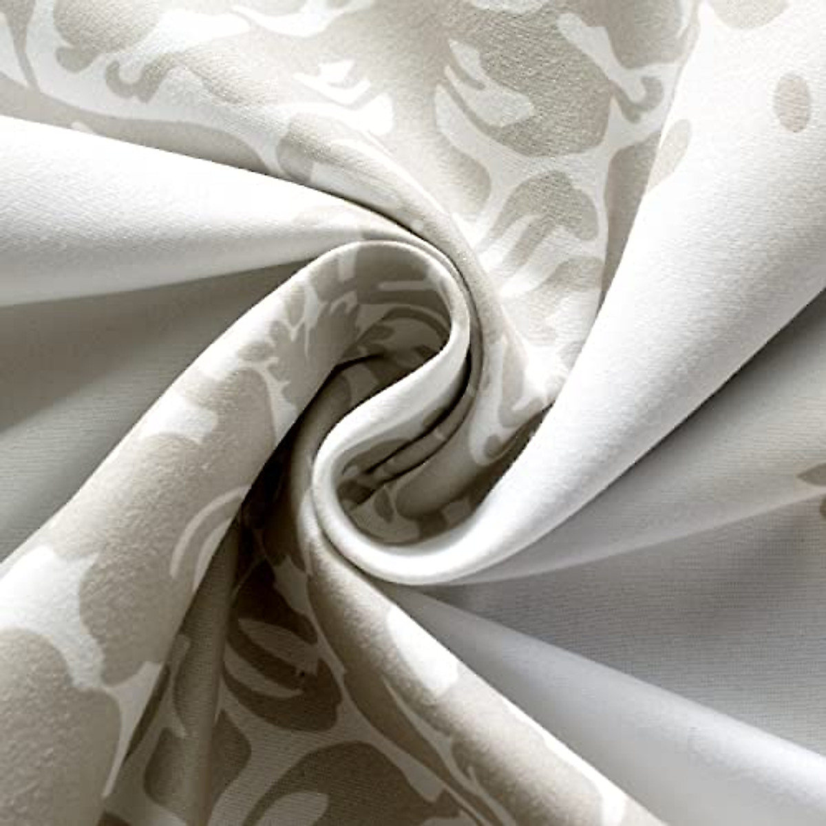 DriftAway Curtains for Bedroom Room Darkening Blackout Curtain 84 Inch Medallion European Floral Drapes for Living Room Damask Pattern Lined Window Treatments Grommet 2 Panels