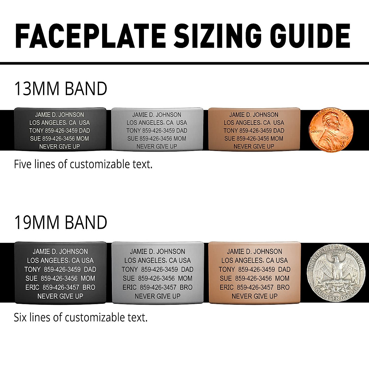 Road ID Medical Alert Bracelet - the Wrist ID Elite 19mm Pin-Tuck Medical Alert Badge - Slate - Personalized Medical ID Bracelet Child ID - Fits Adults & Kids