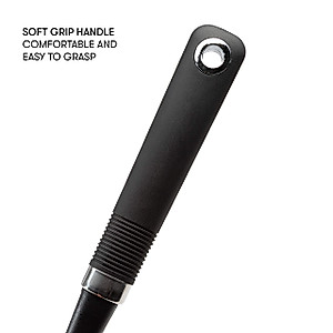 Cooking Light Spoon, Non-Stick Cookware Heat Resistant Kitchen Gadget, Dishwasher Safe Serving, Black