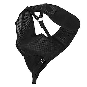 DEALPEAK Archery Chest Guard, Adjustable Protection, Black, for Men Women