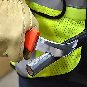 Jameson 32-70-O-2PK Hawkbill Cable Splicer Skinning Knife with Orange Handle 2-Pack