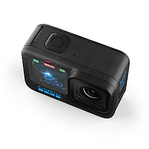 GoPro HERO12 Black - Waterproof Action Camera with 5.3K60 Ultra HD Video, 27MP Photos, HDR, 1/1.9" Image Sensor, Live Streaming, Webcam, Stabilization