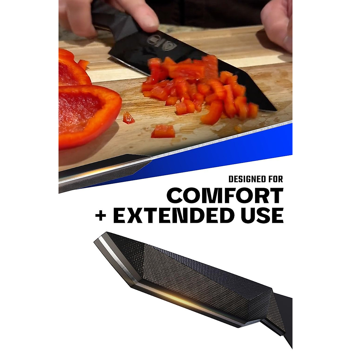 Dalstrong Chef Knife - 6 inch - Shadow Black Series - Black Titanium Nitride Coated - Razor Sharp Kitchen Knife - High Carbon 7CR17MOV-X Vacuum Treated Steel - Sheath - Chef's Knife - NSF Certified