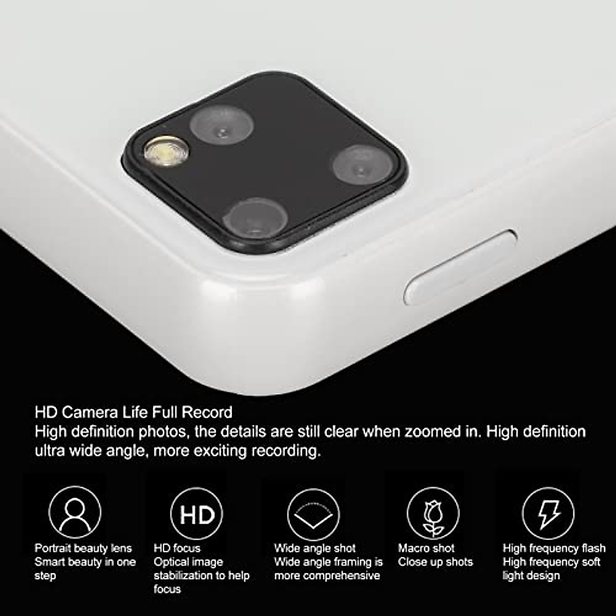 Mini 3G Mobile Phone, 2.5 inches Pocket Cellphone, 1GB RAM and 8GB ROM, Memory Card Expansion, 1580mAh Battery, Unlocked Smartphone for Students, Palm Size(Pearl White)