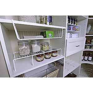 Organized Living Large Under-Shelf Basket - White
