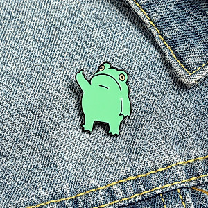 Kawaii pins cartoon cute frog brooch collar pin ladies clothing metal badge backpack decoration kawaii stuff(yy-1)