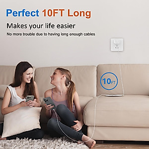 iPhone 15 Pro Max Charger Fast Charging, 30W USB C iPhone 15 Pro Max Fast Charger Block with 10FT Long USB C Charging Cable for iPhone 15 Pro Max/15 Pro/15/Plus,iPad Pro 11,Samsung Galaxy S24 Ultra